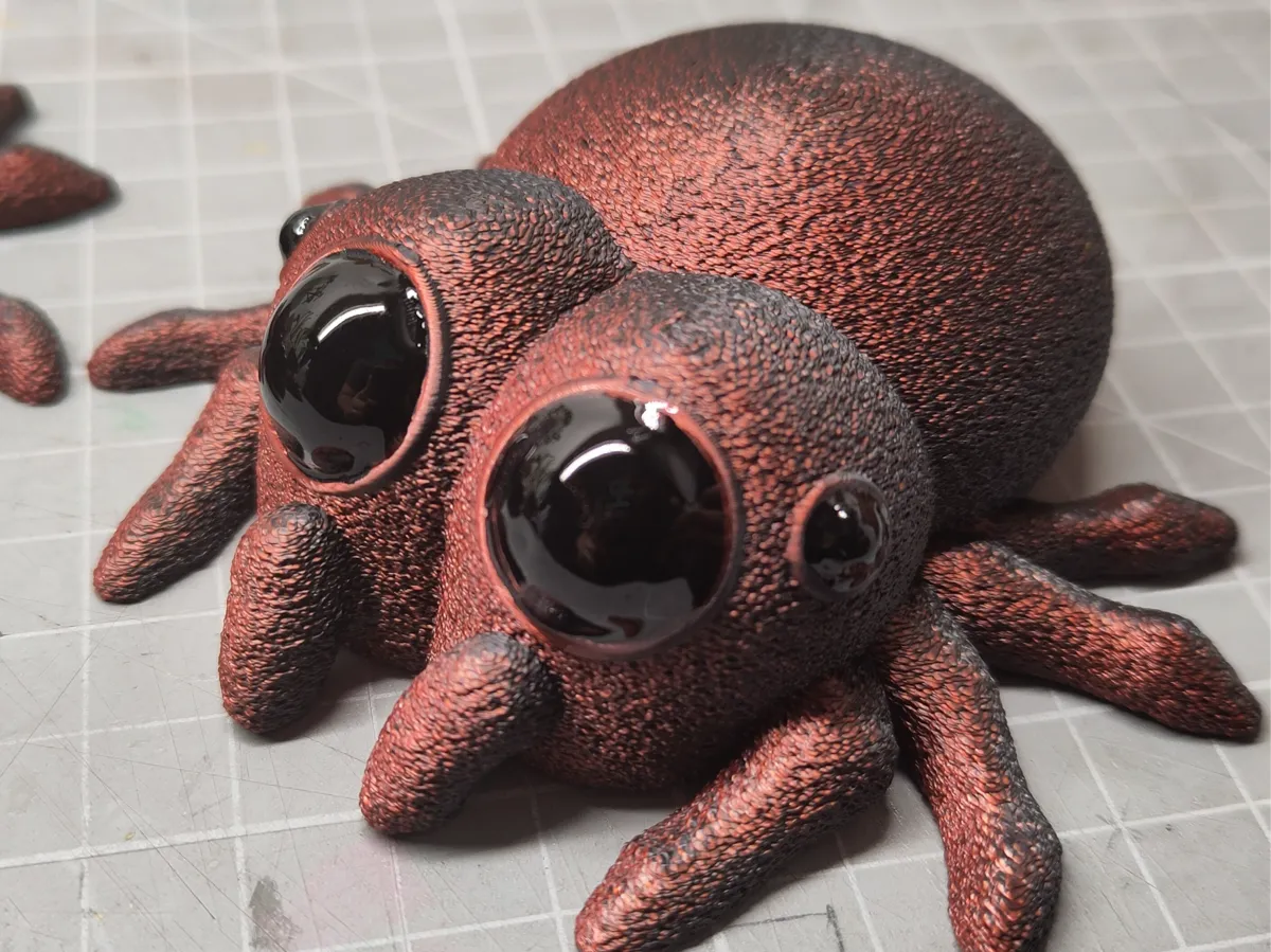 Cute Spider - magnetic shoulder companion (Bitsy) - Free 3D Print Model ...
