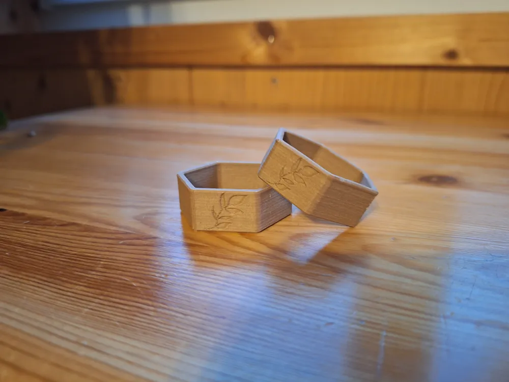 Napkin ring with engraving Remixed by Tommsen - MakerWorld