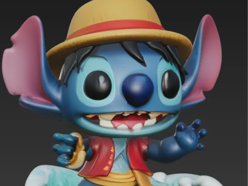 Stitch in One Piece Outfit – 3D Crossover Model by Tincho El Carpincho ...