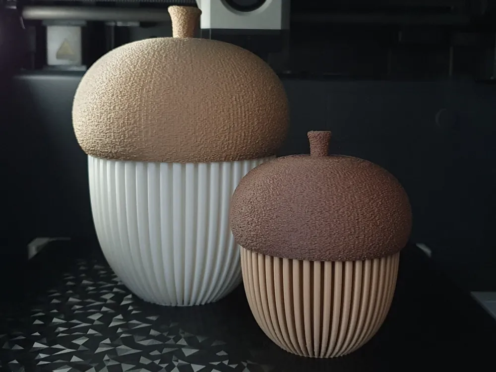 Acorn container decoration (tealight compatible) by SabreDesign ...