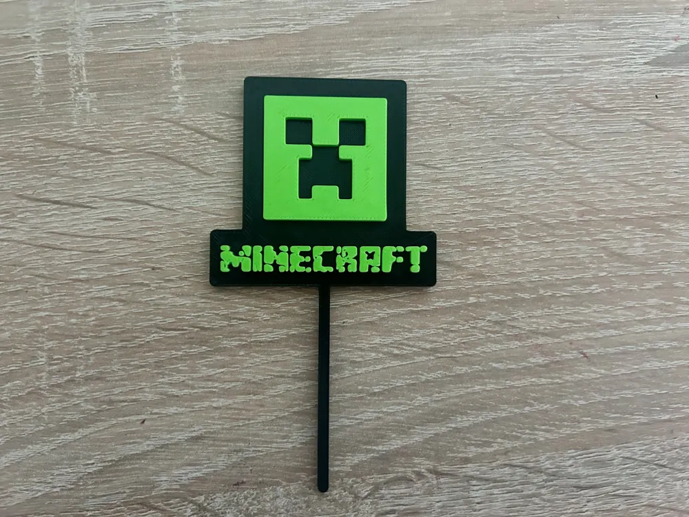 Minecraft Creeper cake topper Remixed by Nagy MakerWorld: Download Free ...