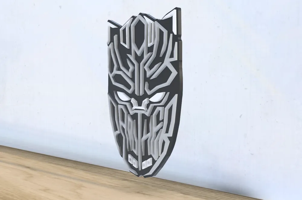 Black Panther - Layered - Word Wall Art by JF-699 - MakerWorld