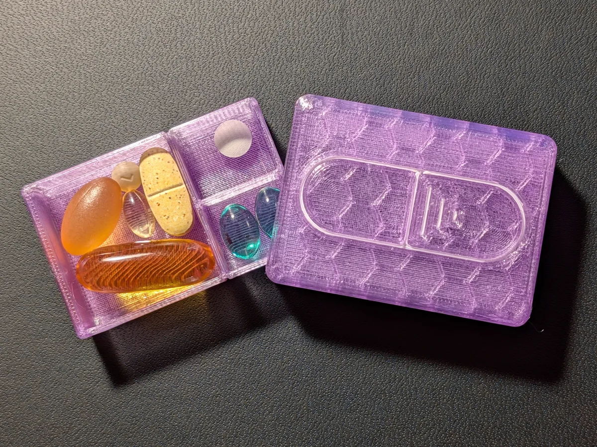 Large Pocket Pill Case by MattInOregon MakerWorld: Download Free 3D Models