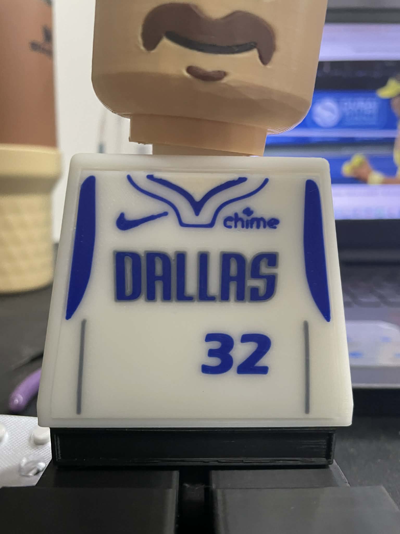 Big Brick Cooper Flagg Customizable Dallas Jersey - Free 3D Print Model ...