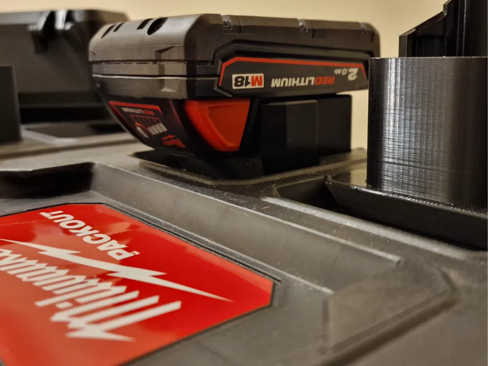 M18 Battery Packout Holder by DennyBo - MakerWorld