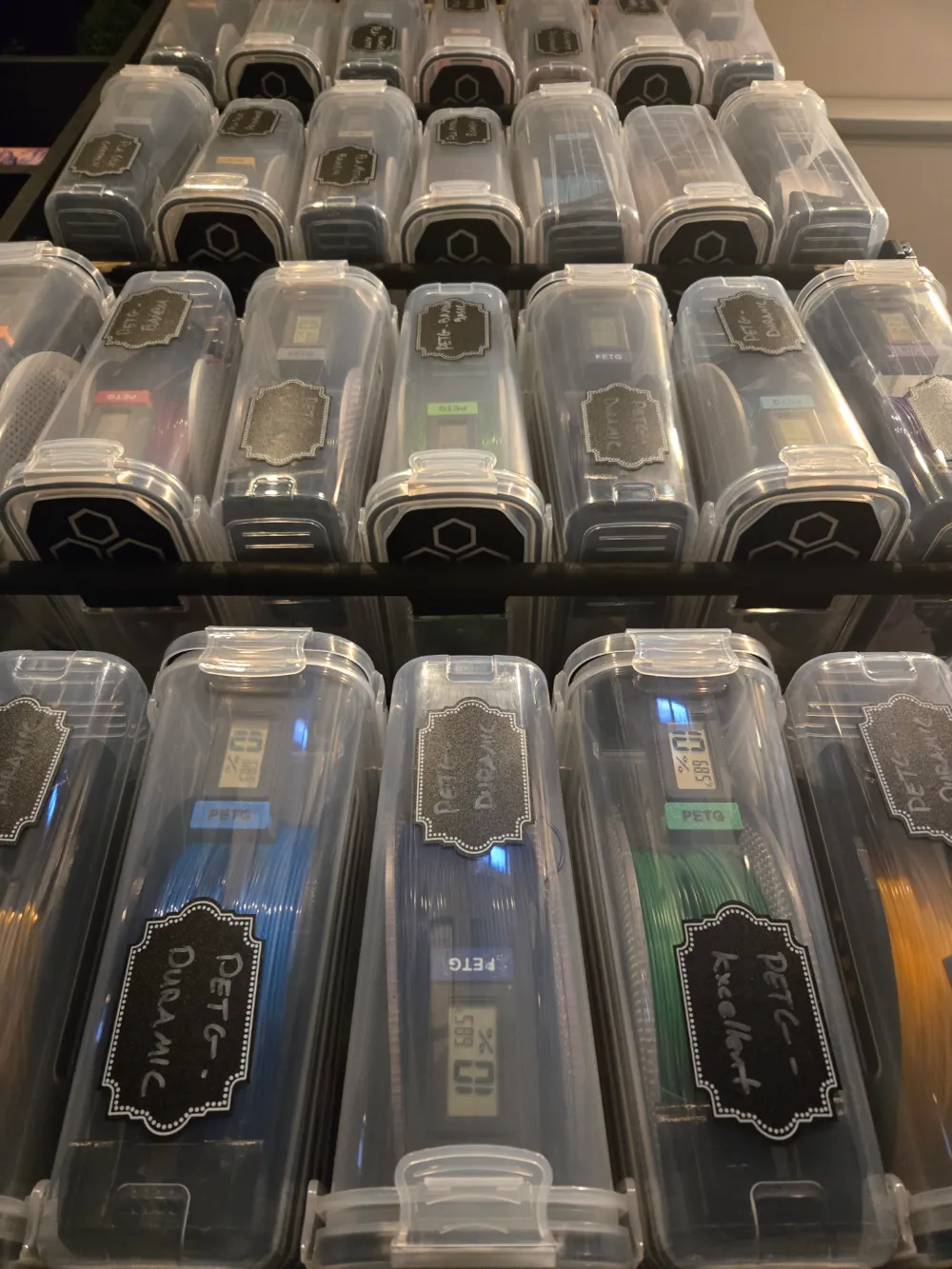 The Essential Dry Box Filament Storage System - Free 3D Print Model ...