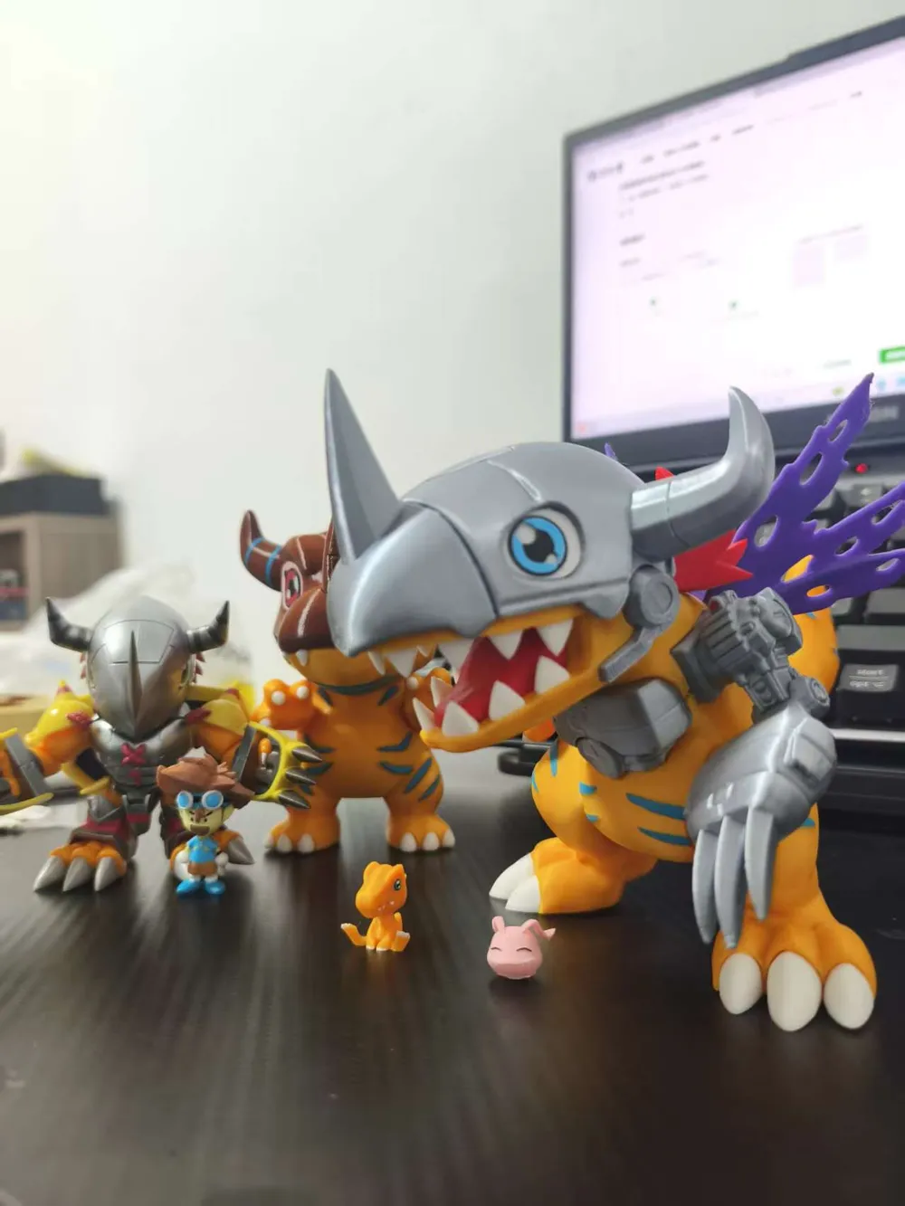 Digimon, Koromon, ultra mini, Greymon, Agumon, MetalGreymon, Digimon ...