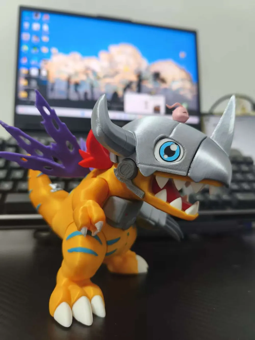 Digimon Koromon, super mini, Greymon, Agumon, MetalGreymon, Digimon ...