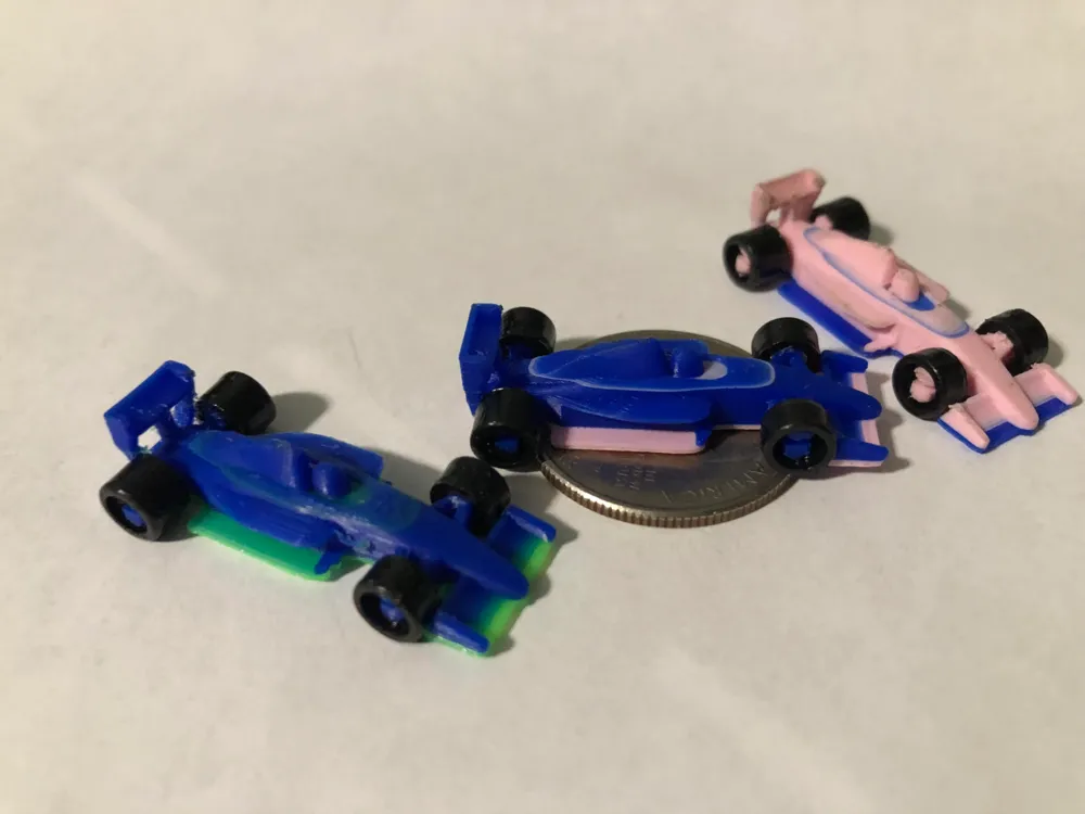Micro/mini F1 Racers with Rolling Wheels by Nate103 - MakerWorld