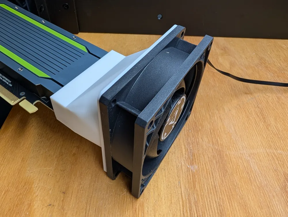 Nvidia Tesla T4 Customizable Fan Shroud Adapter by Cactus 973 ...