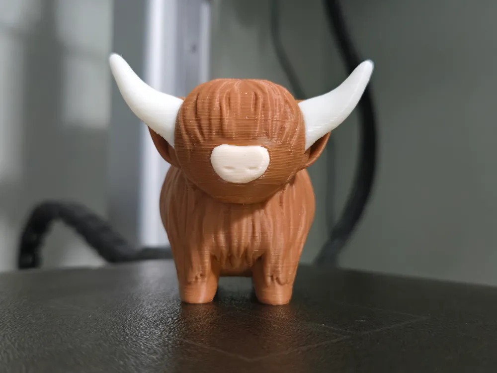 Highland Cow - Free 3D Print Model - MakerWorld