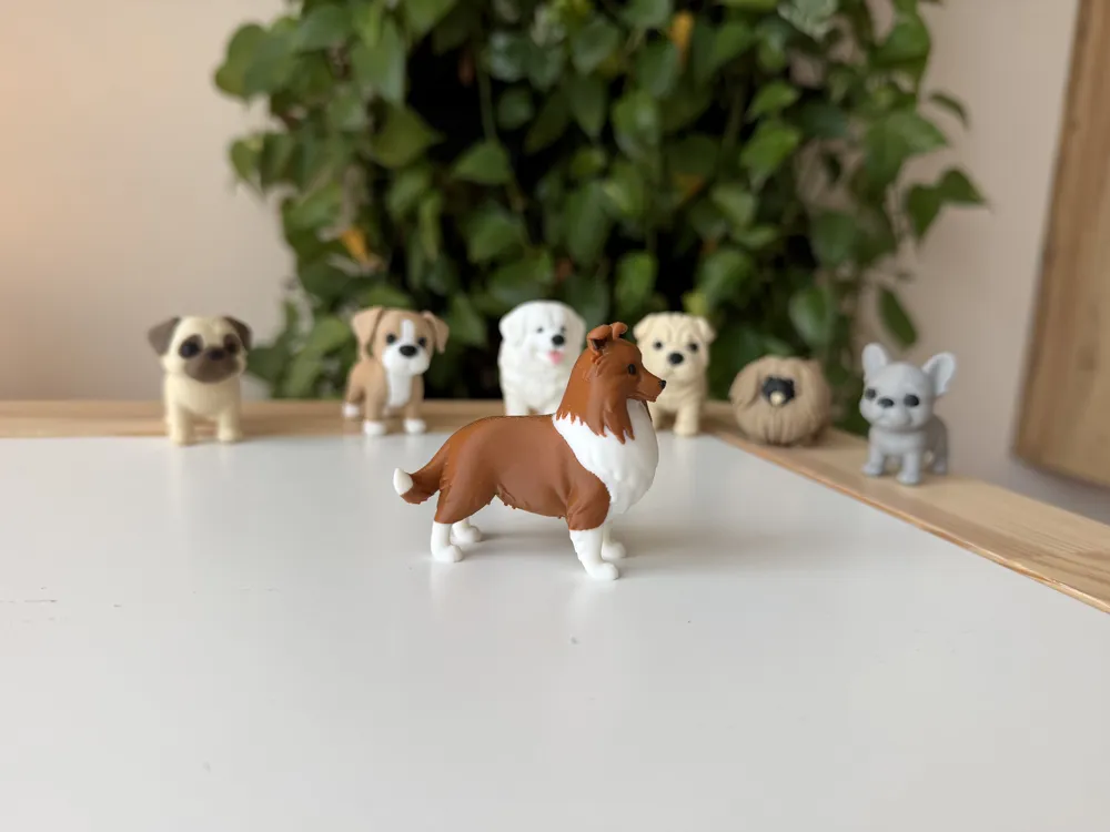 Shetland Sheepdog - Free 3D Print Model - MakerWorld