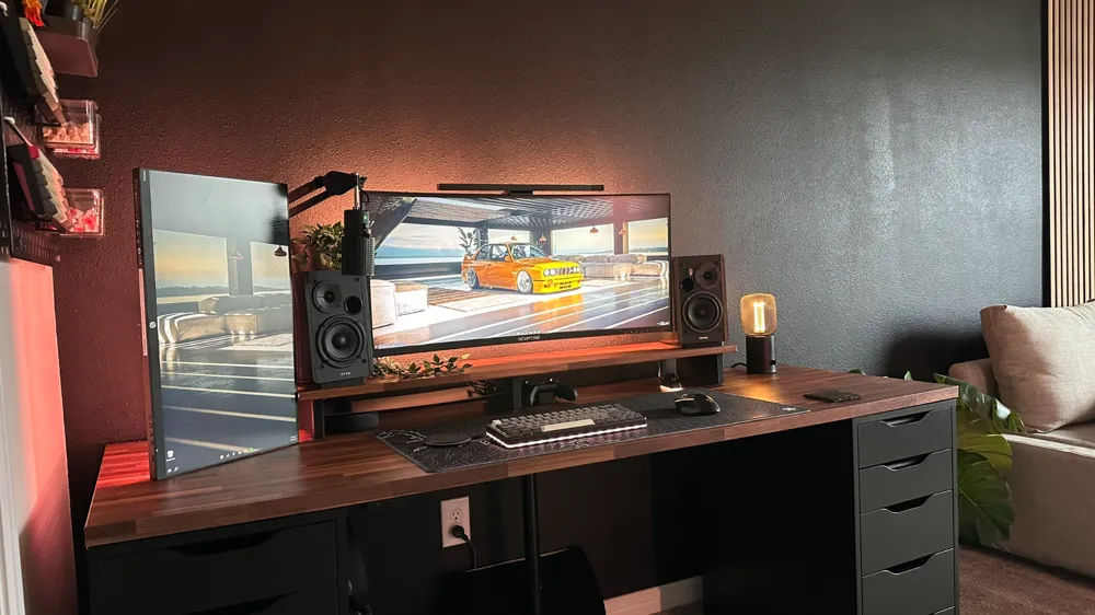 Custom Desk Shelf / Monitor Riser by Somusgrove MakerWorld: Download ...