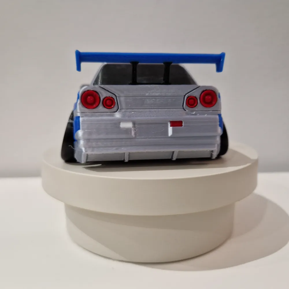 Brian's R34 Nissan Skyline GTR add on parts - Free 3D Print Model ...