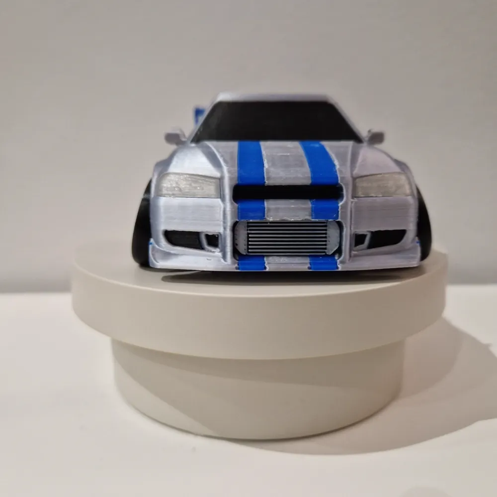 Brian's R34 Nissan Skyline GTR add on parts - Free 3D Print Model ...