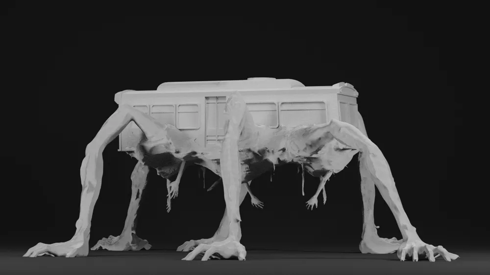 Once Human inspired walking Bus by Stevidesigns MakerWorld: Download ...