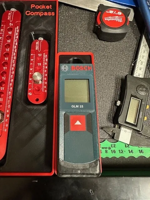 Gridfinity bin for a Bosch GLM 15 laser measure - Free 3D Print Model ...