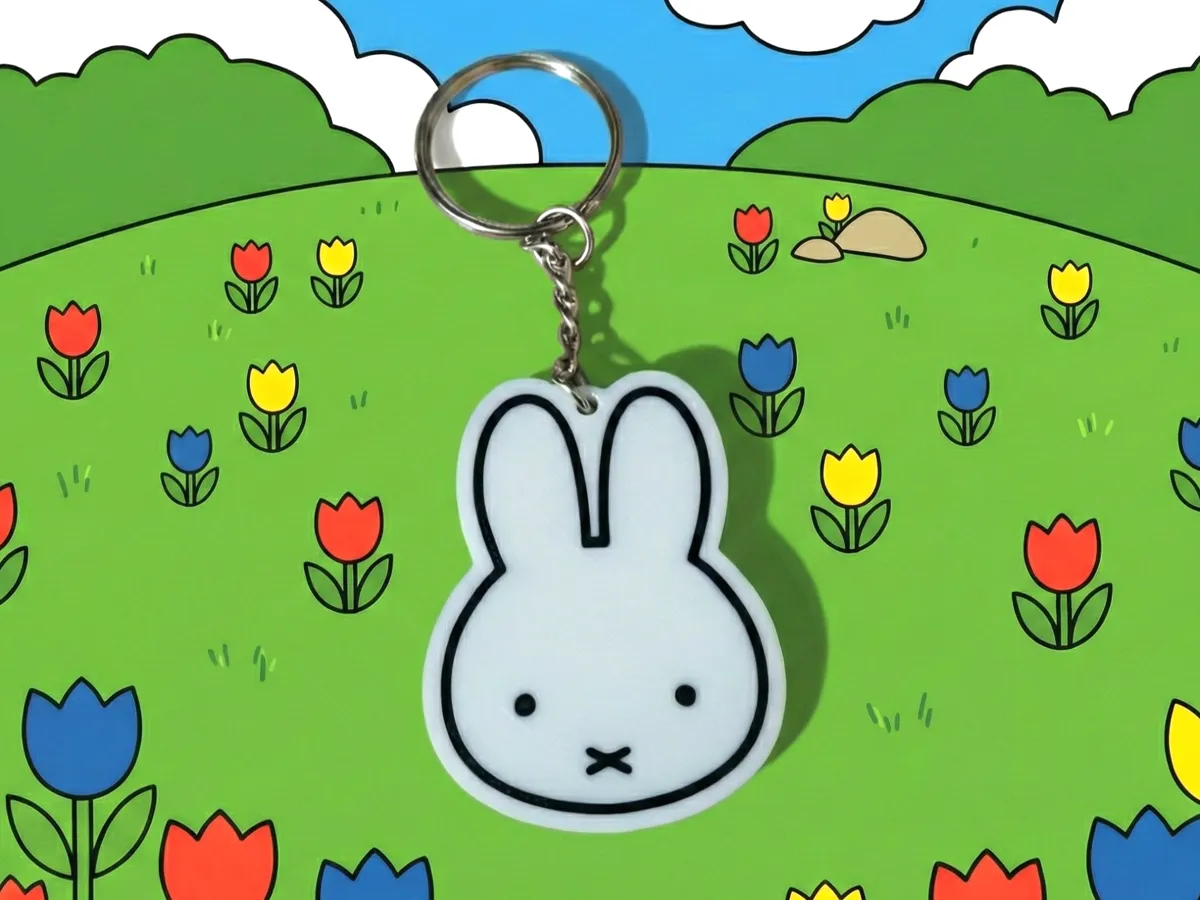 Llavero Miffy, ¡¡¡solo 43 minutos!!! - Modelo de impresión 3D gratuito ...