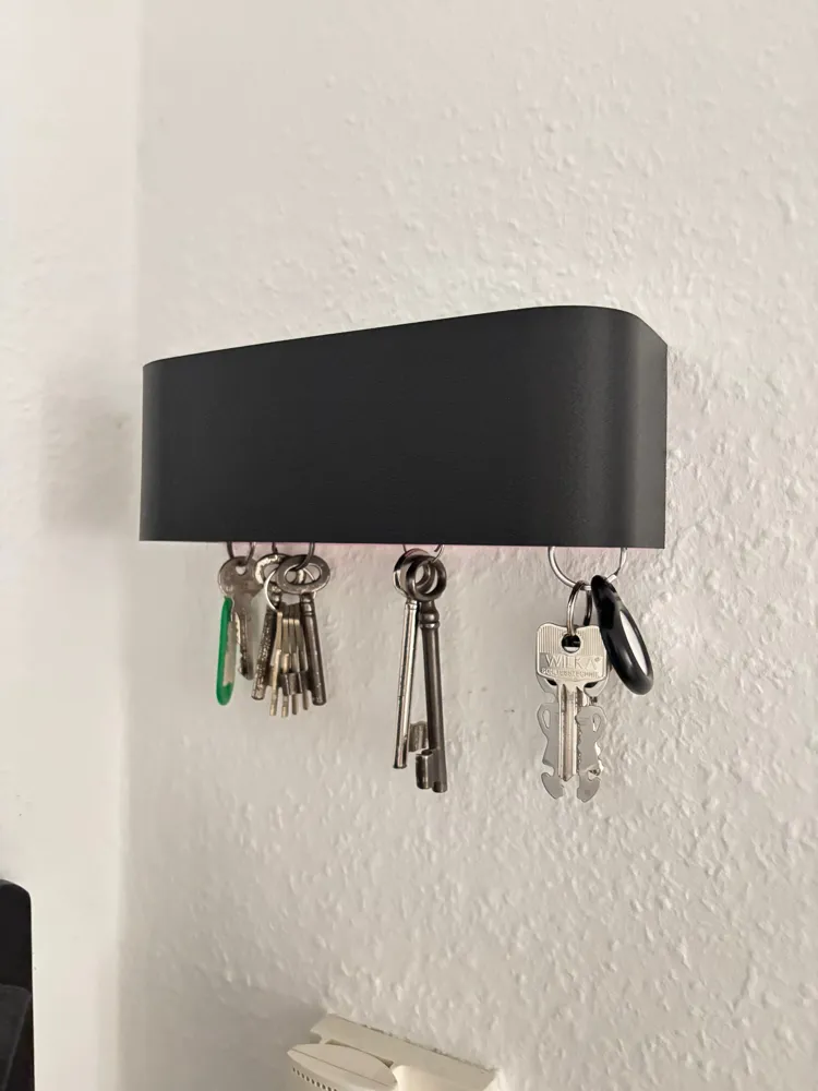 Modular Key Holder with Tray - Free 3D Print Model - MakerWorld