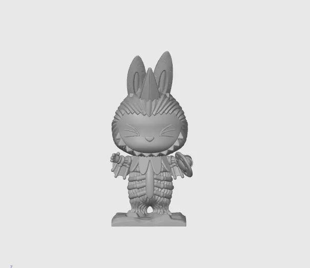 Labubu Tribal Costume 3D Model – Pop Mart Figure - Free 3D Print Model ...