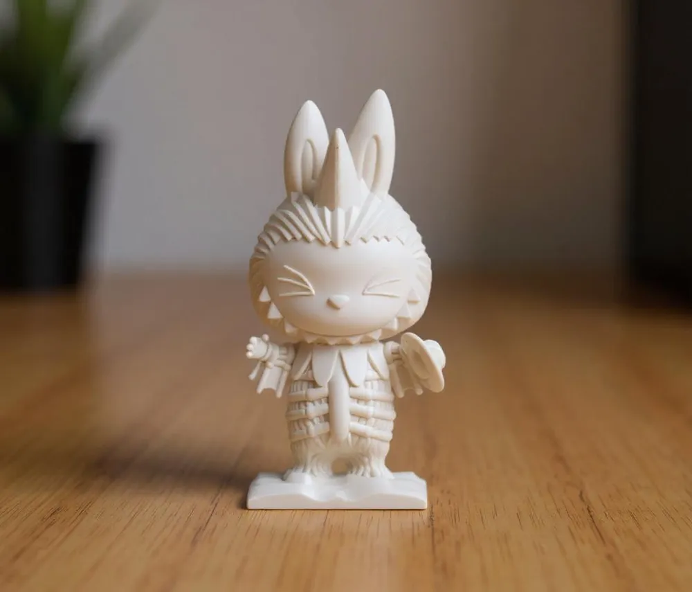Labubu Tribal Costume 3D Model – Pop Mart Figure - Free 3D Print Model ...