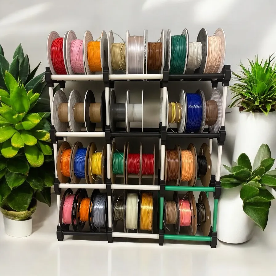 Modular Filament Spool Rack by 3d-tech MakerWorld: Download Free 3D Models