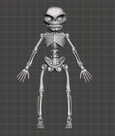 Articulated Skeleton - High Detail by 3D design MakerWorld: Download ...