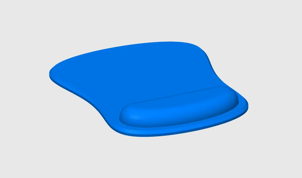 Ergonomic TPU mouse pad with wrist rest - Free 3D Print Model - MakerWorld