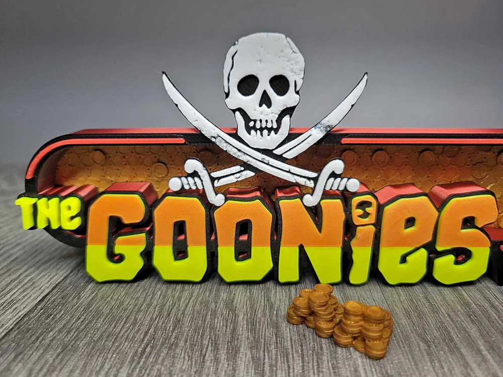 The Goonies movie logo sign by rajmaks MakerWorld: Download Free 3D Models