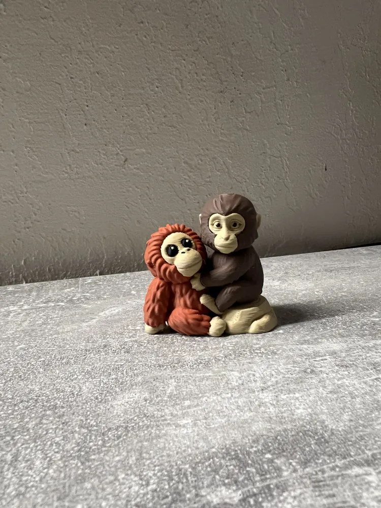 ''Punch'' - ''Punch-kun'' - Viral Monkey - Free 3D Print Model - MakerWorld