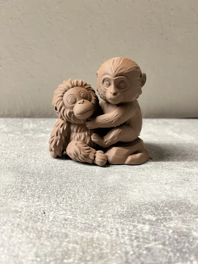 ''Punch'' - ''Punch-kun'' - Viral Monkey - Free 3D Print Model - MakerWorld