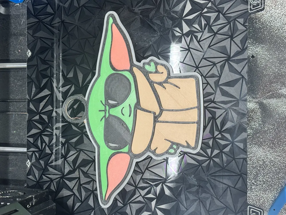 Cool Grogu Keychain - Free 3D Print Model - MakerWorld