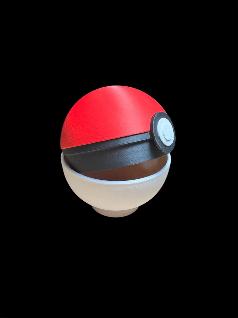 Corcelain Circle Pokeball Lid - Storage Container by Cotton MakerWorld ...