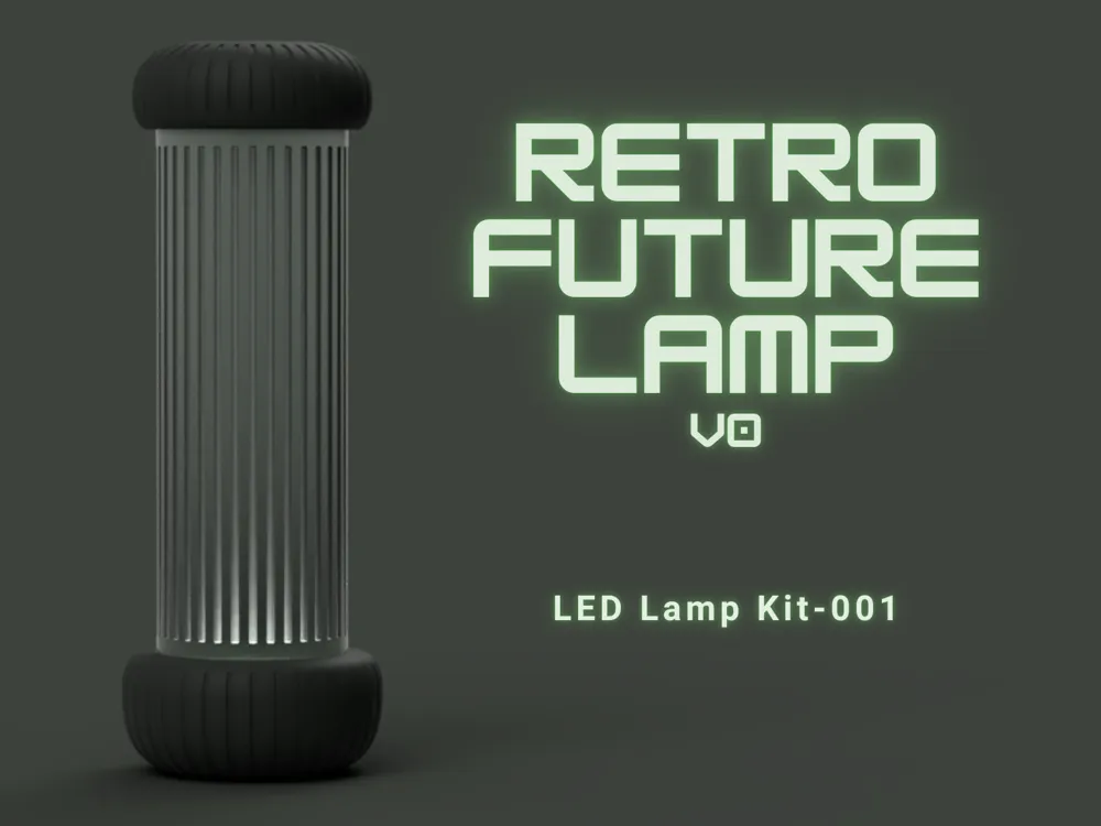 Retro Future Lamp v0 - LED Lamp Kit-001 by rky.91 - MakerWorld