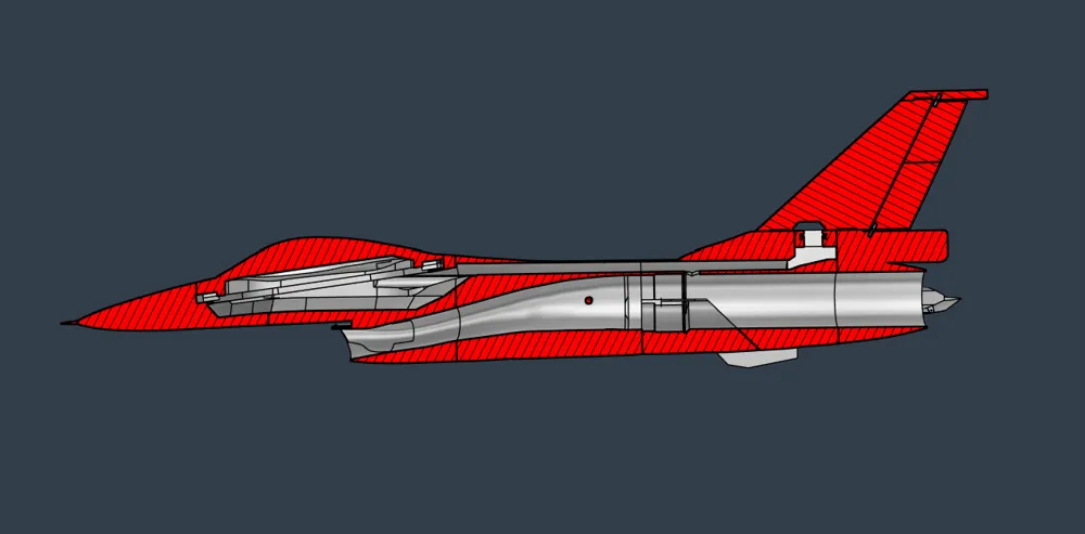 F-16 Falcon RC-Düsenjäger – 64 mm EDF – Kostenloses 3D-Druckmodell ...