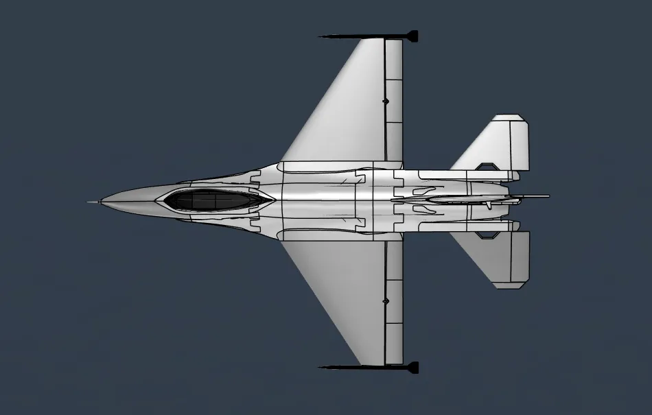 F-16 Falcon RC-Düsenjäger – 64 mm EDF – Kostenloses 3D-Druckmodell ...