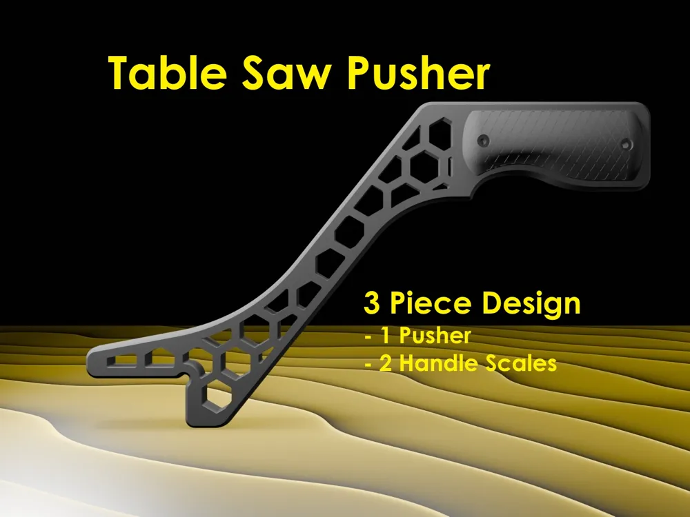 Table Saw Pusher - Free 3D Print Model - MakerWorld