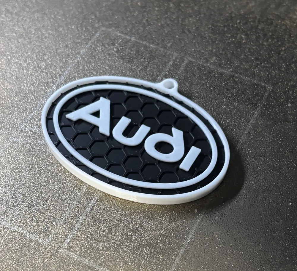 Audi Keychain - Free 3D Print Model - MakerWorld