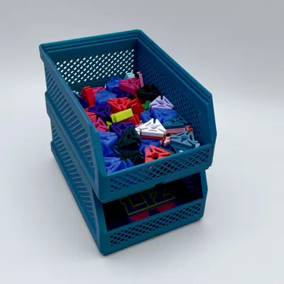 Rugged Stackers - Gridfinity Storage Bins by K2_Kevin MakerWorld: Download Free 3D Models