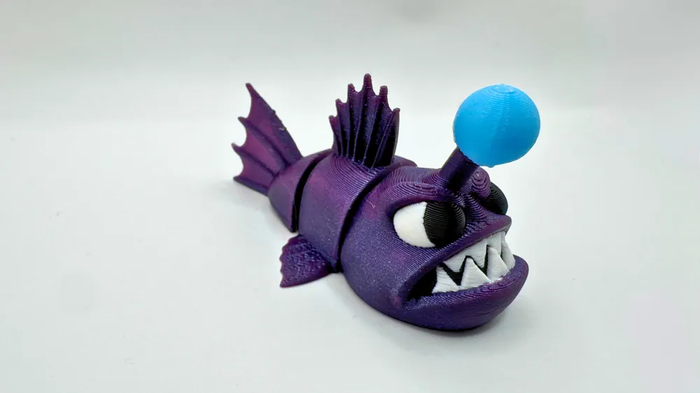 Phantom Chomp – Articulated Angler Fish Flexi Toy by Foorbits 3D ...