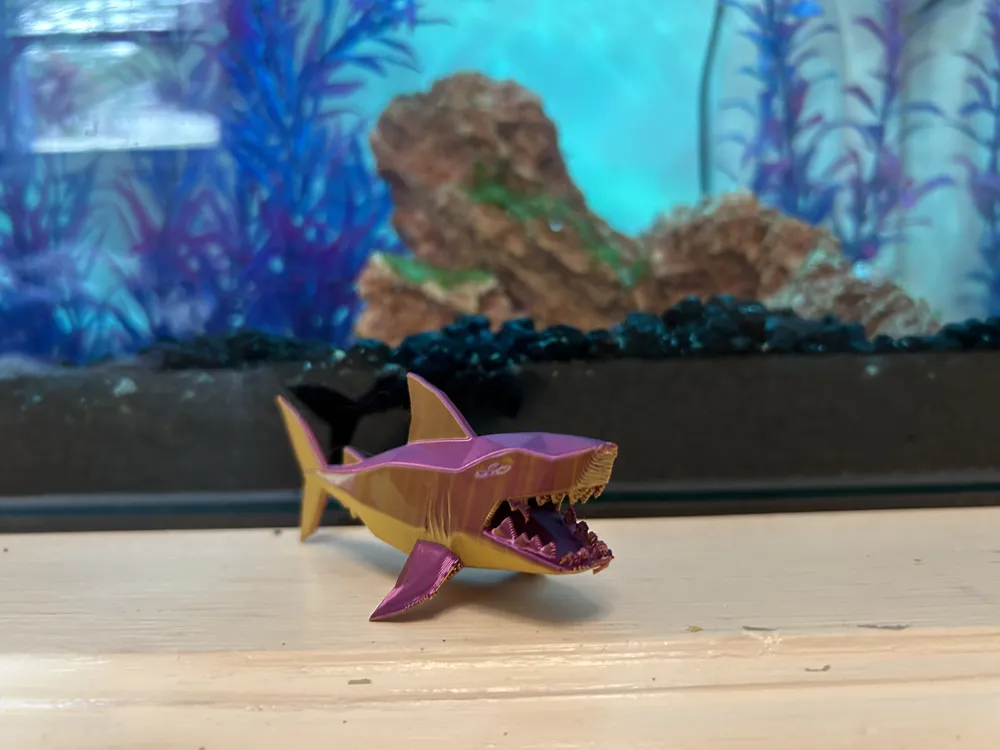 Low Poly Shark by TinkerTheory MakerWorld: Download Free 3D Models