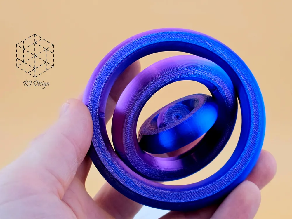 Orbital Gyro Fidget - Free 3D Print Model - MakerWorld