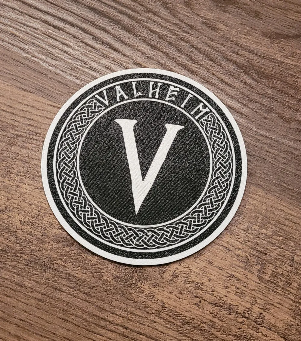 Valheim Coasters by The Arcane Nook MakerWorld: Download Free 3D Models