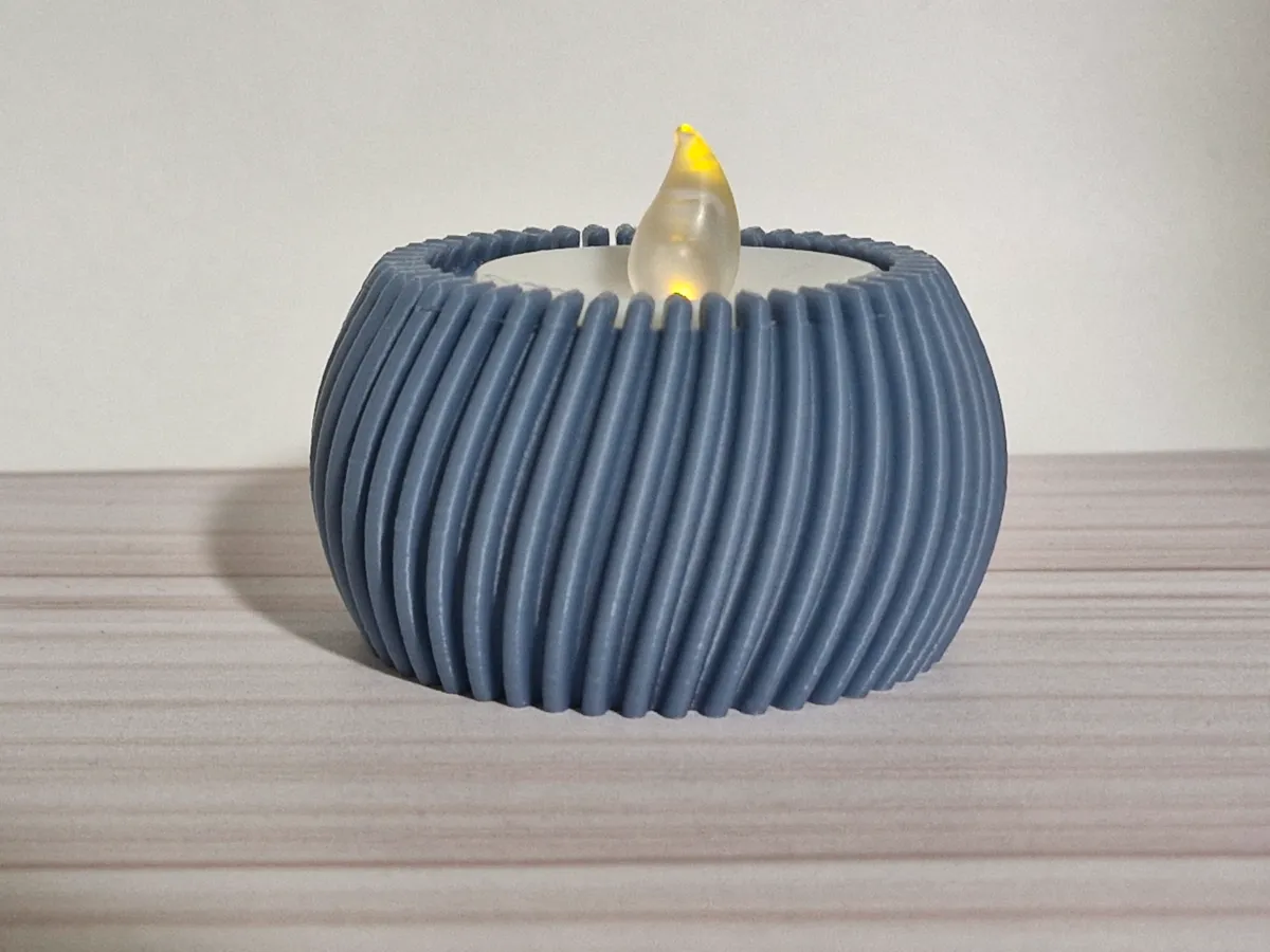 led tealight holder - Free 3D Print Model - MakerWorld