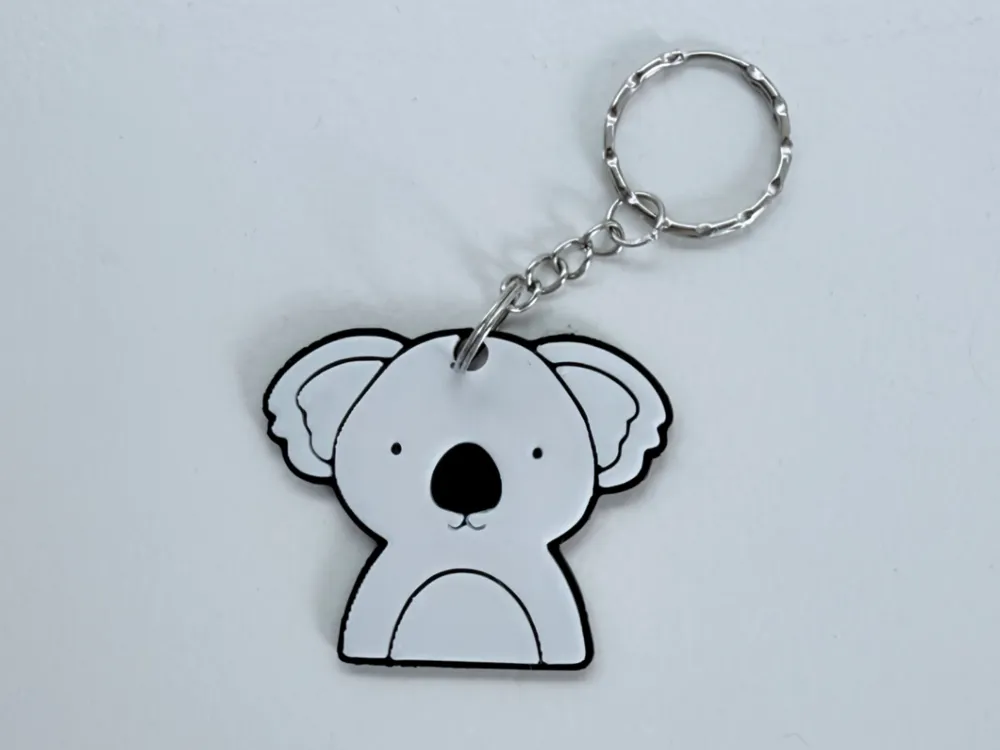 Cute Koala Keychain - Free 3D Print Model - MakerWorld
