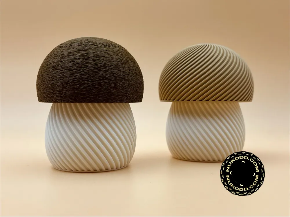 Mushroom Container - Free 3D Print Model - MakerWorld