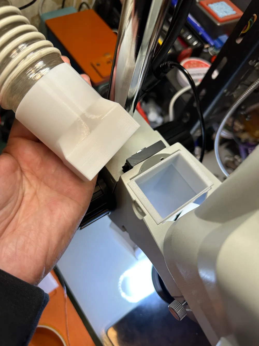 舜宇SZN71 microscope fume extraction fan by CXKJ - MakerWorld