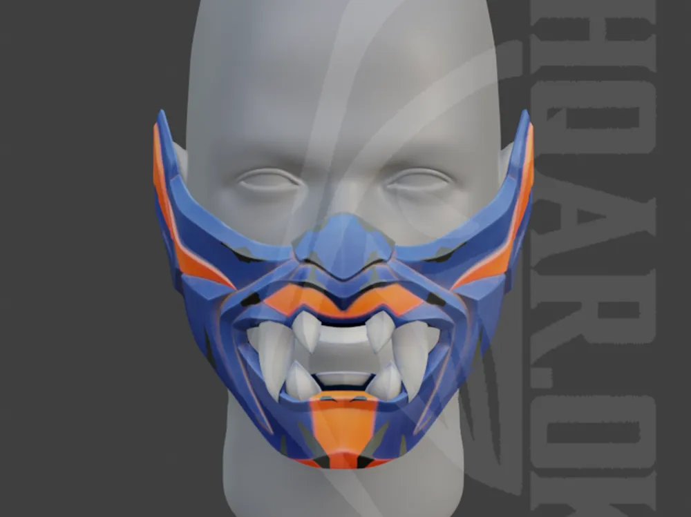 Valorant Yoru mask by ShQ@r.Ok MakerWorld: Download Free 3D Models