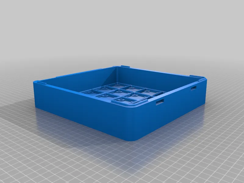 Gridfinity 5x5x6 box stackable with sliding lock Remixed by Daniel ...