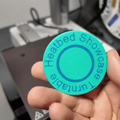 Printbed Showcase Turntable by feder - MakerWorld